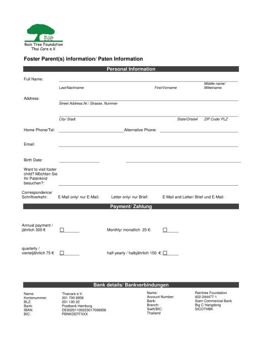 Become a Foster Parent | Raintree Foundation